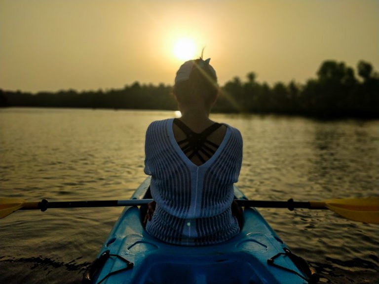 Kayaking in backwaters of Sambhavi River | Mulki | Riteeka Rathod | Vlog